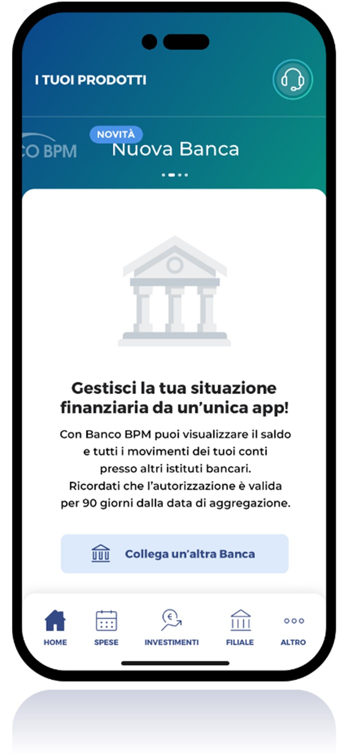 Aggregatori di conti correnti YouConnect e Weconnect | Banco BPM